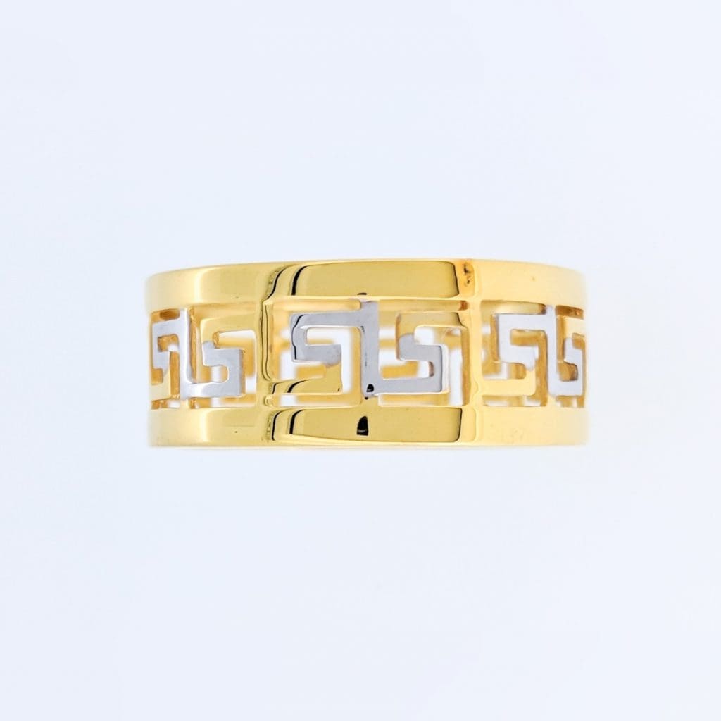 Ring - High Gloss Part Rhodium | Gujjadi Swarna Jewellers